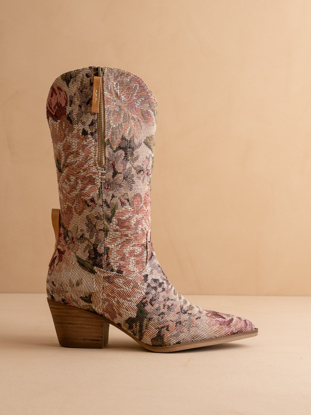 The Brilee | Mauve Tapestry Boot – Oasis Society