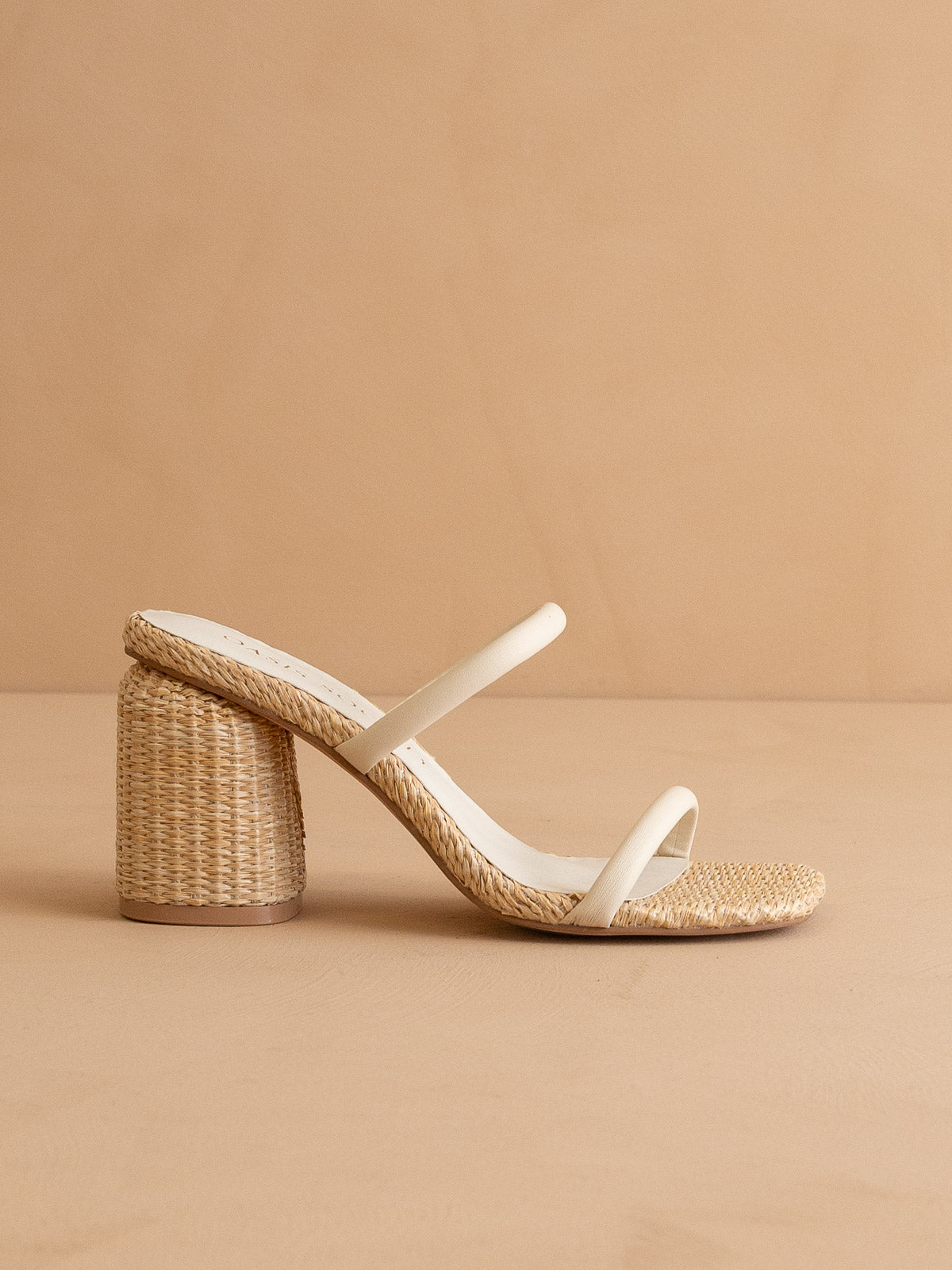The Margaret | Beige Rattan Heel – Oasis Society
