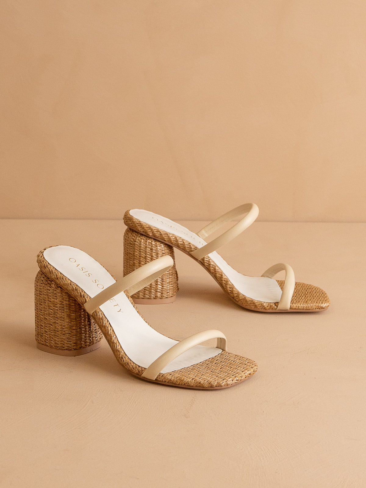The Margaret | Butter Rattan Heel – Oasis Society