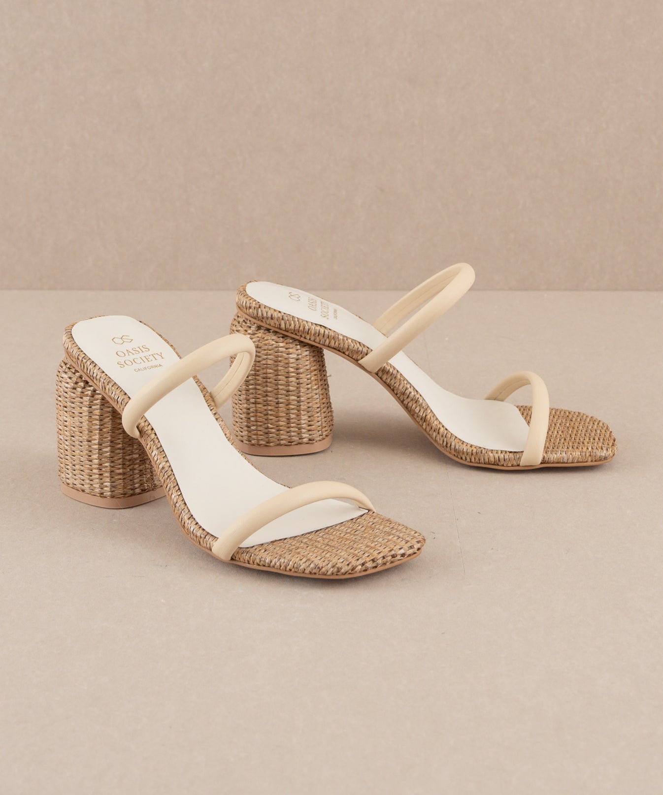 The Margaret | Butter Rattan Heel – Oasis Society