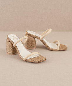 The Margaret | Butter Rattan Heel – Oasis Society
