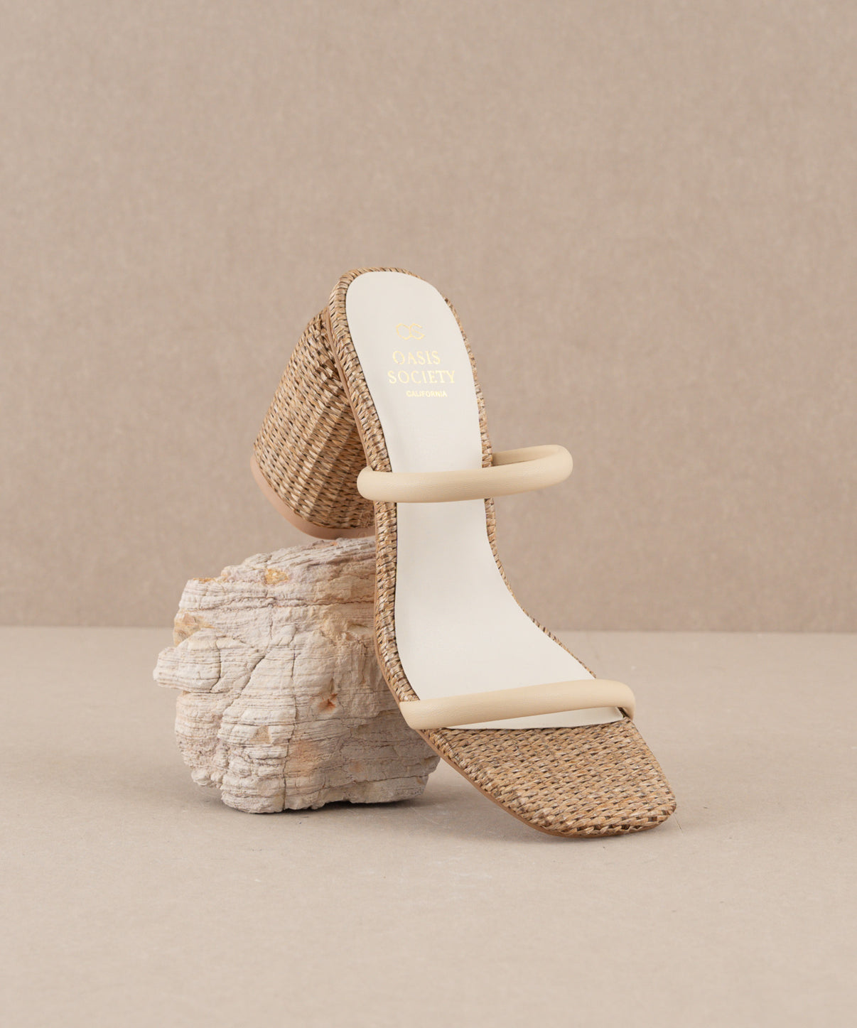 The Margaret | Butter Rattan Heel – Oasis Society