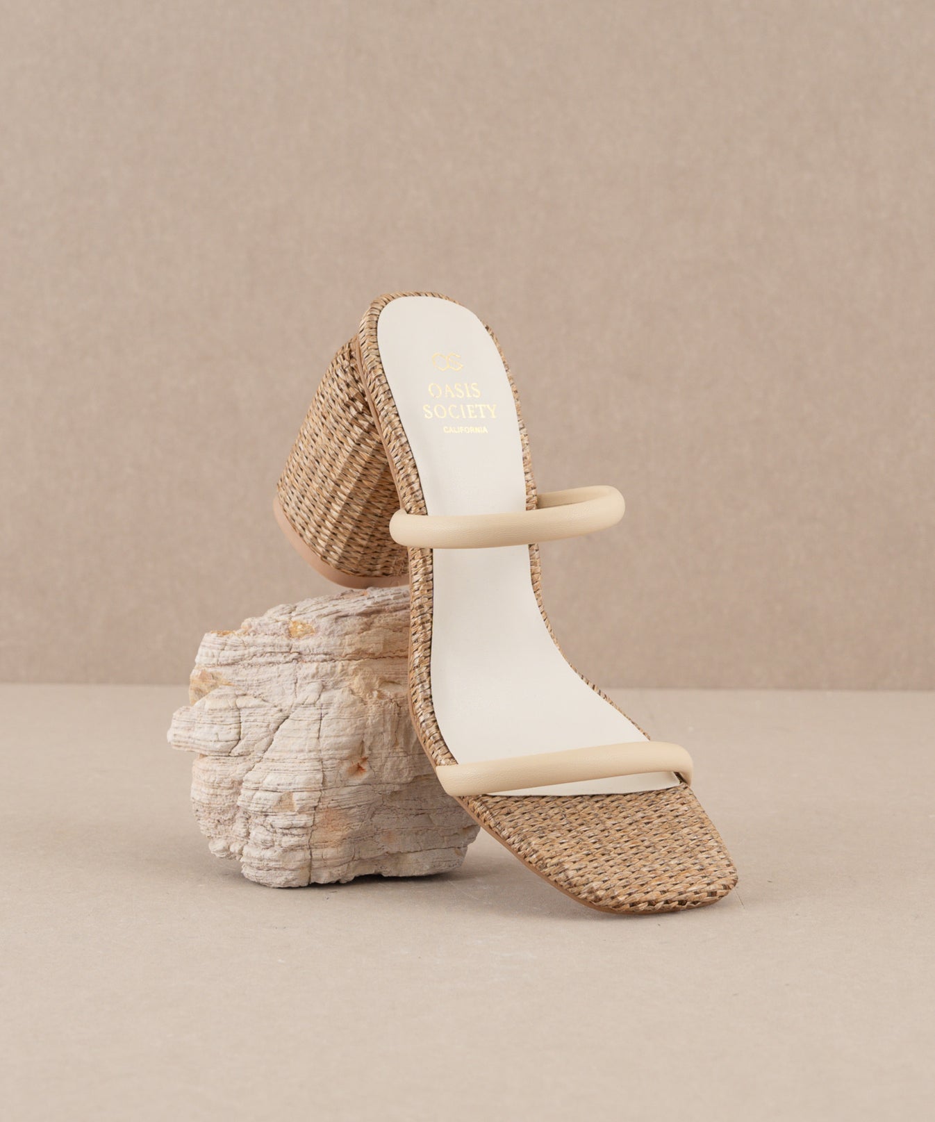 The Margaret | Butter Rattan Heel – Oasis Society